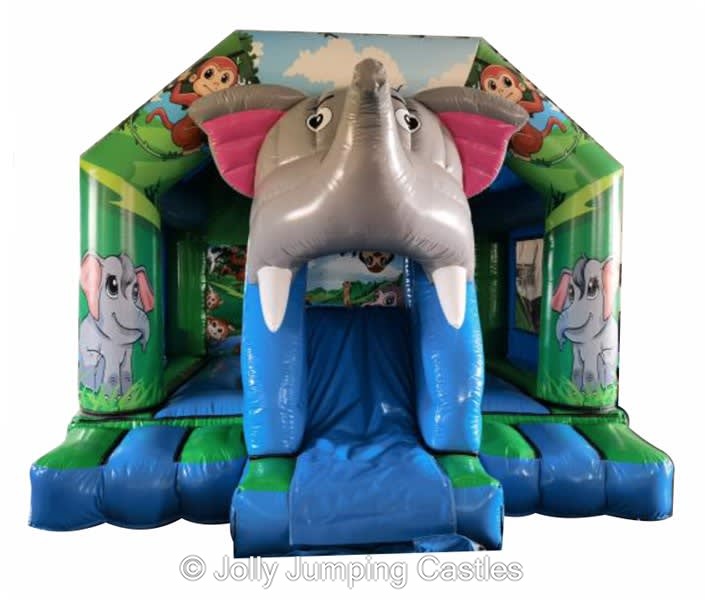 Jungle 3D Bouncy Castle Hire Manchester - Bury